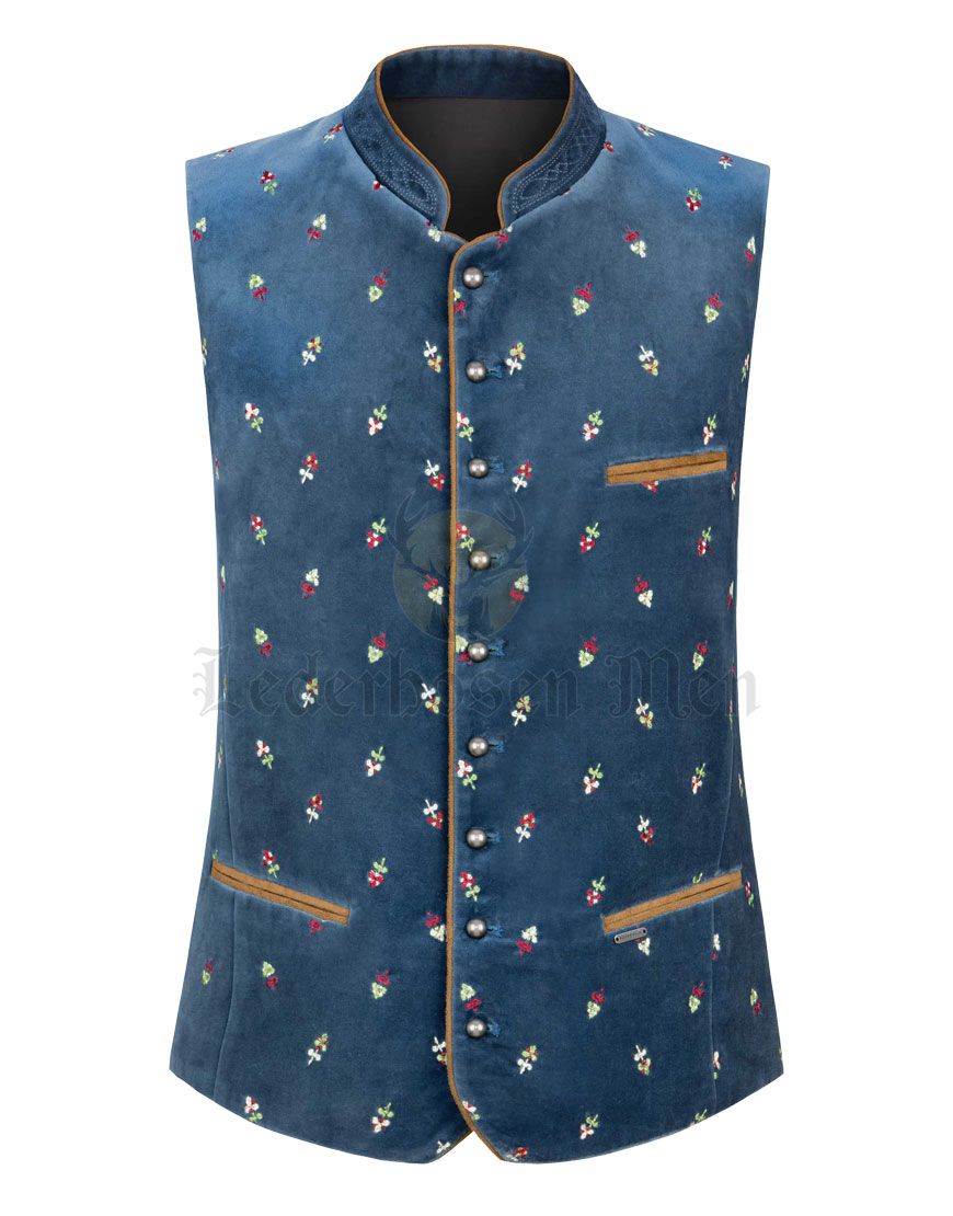 Traditional Oktoberfest Vest - Tracht Vest - German Vest
