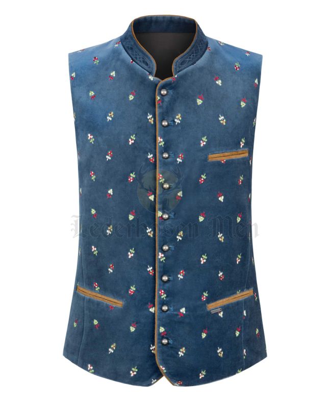 Traditional Oktoberfest Vest - Tracht Vest - German Vest