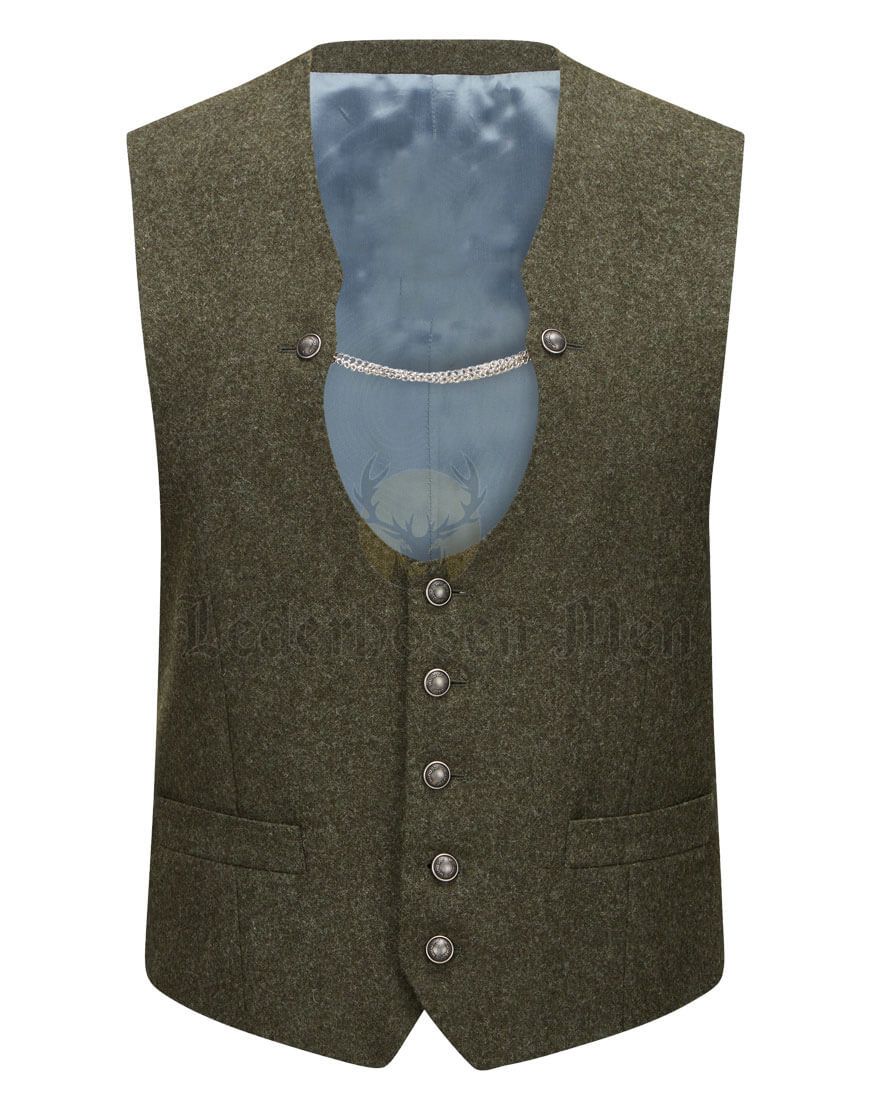 Men's Oktoberfest Vest - Wiesn Vest - Austrian Vest