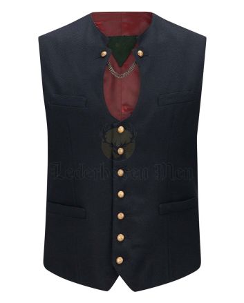 Lederhosen Vest - Oktoberfest Vest - Bavarian Vest
